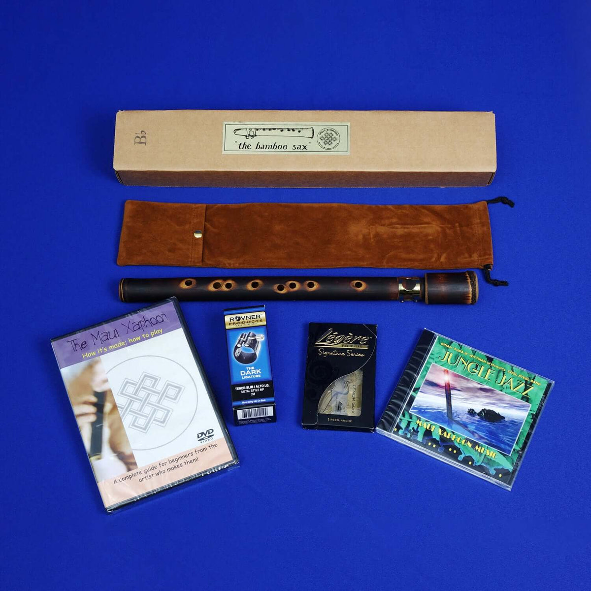 Pro Bundle – Maui Xaphoon Bamboo Sax & Accessories – The Maui Xaphoon